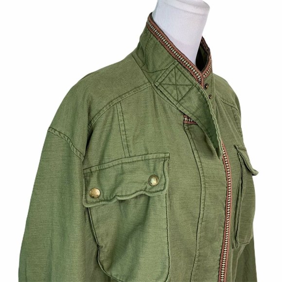 Free People | Jackets & Coats | Free People Embroidered Flight Bomber ...